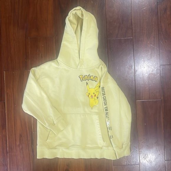 Zara | Shirts & Tops | Zara Kids Pokmon Pikachu Hoody Slim Fit Size 8 ...